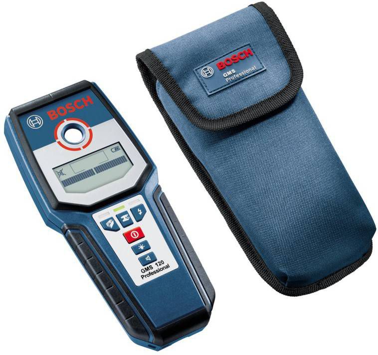 Bosch GMS 120 leidingzoeker / multidetector in tas 120mm - Woodywoodtoys.nl